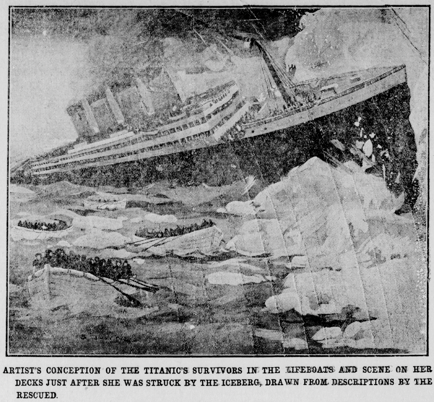 ‘Iceberg’s Death Toll’: Extensive local coverage of Titanic disaster ...